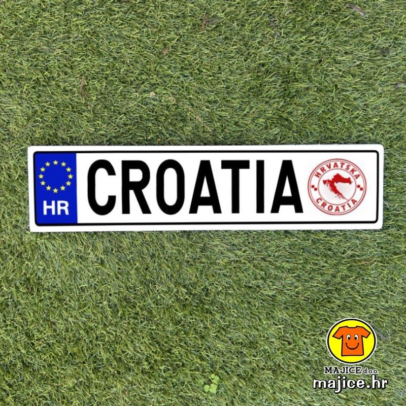 CROATIA-2 | izrada ukrasnih tablica | Best of... | auto tablice ...
